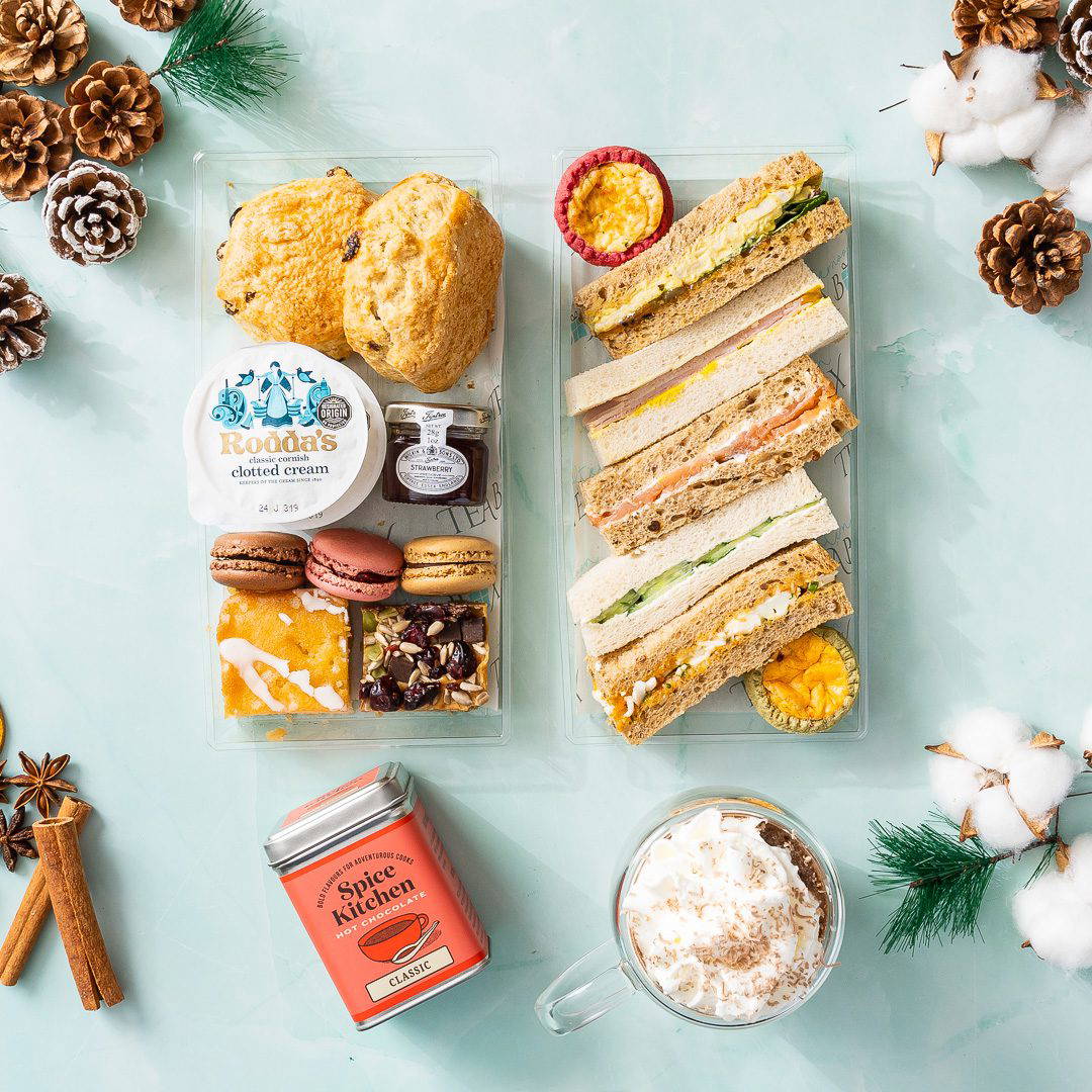 Afternoon Tea with Classic Hot Chocolate | Afternoon Tea Box